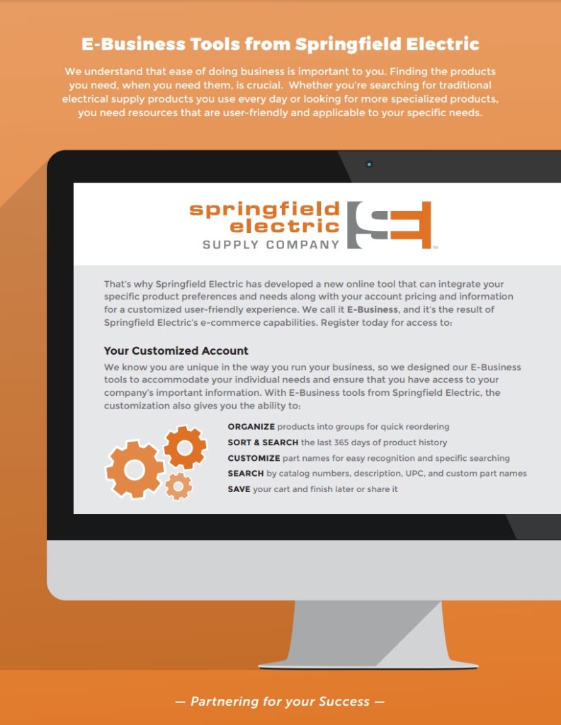 Ecommerce Flyer | Springfield Electric Supply Company