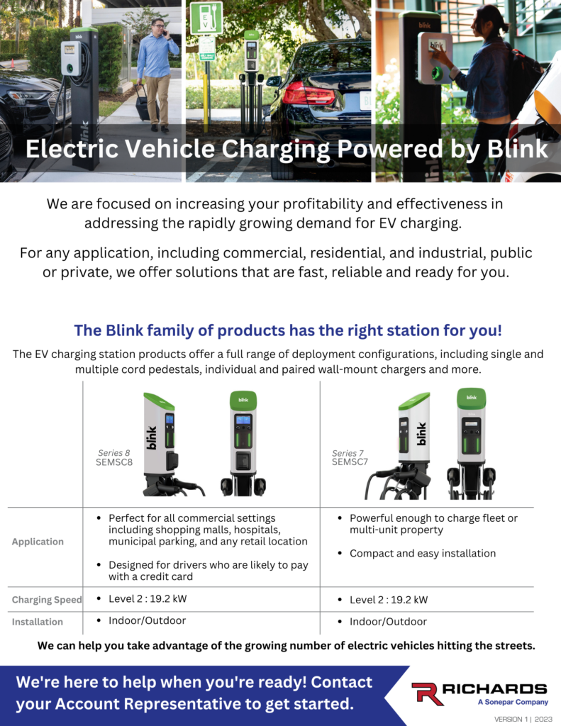Richards Blink EV | Springfield Electric Supply Company