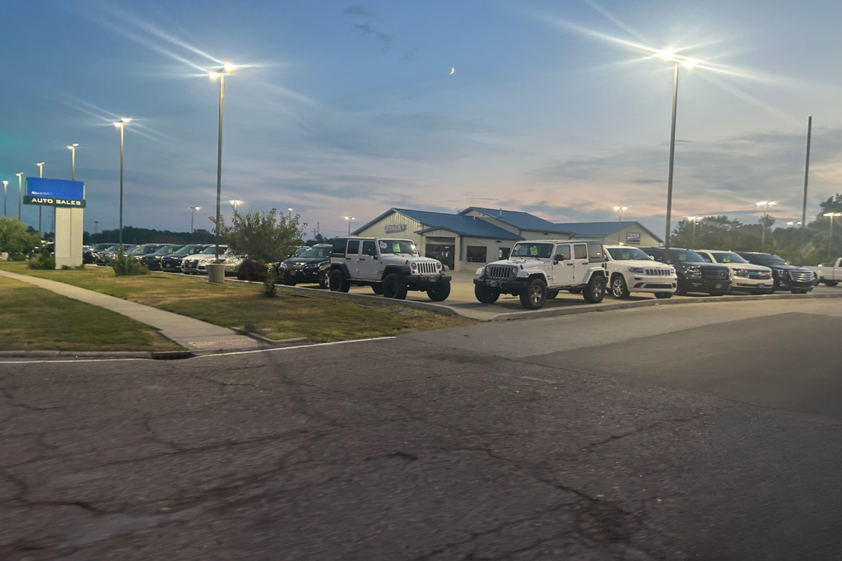 Auto Dealer Upgrades Lot Lighting | Springfield Electric
